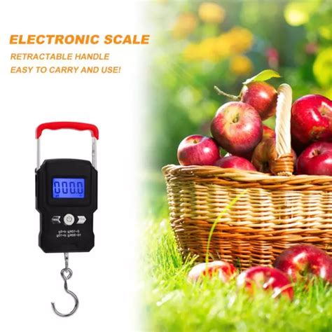Mini Scala Da Pesca Digitale 50 Kg Display Lcd Ponderazione Bilancia