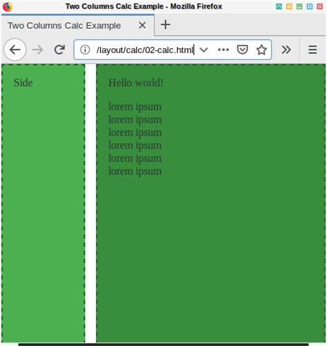 Css Layout Float With Calc