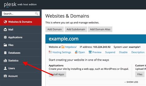How To View Website Disk Space Usage Statistics In Plesk Control Panel Hostjelly