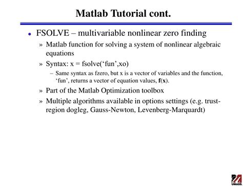 Ppt Nonlinear Algebraic Systems Powerpoint Presentation Free
