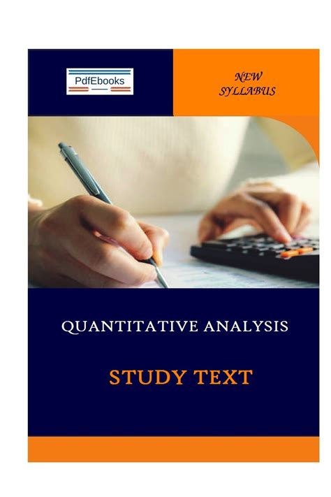 CPA Quantitative Analysis Study Text Pdf Notes Pdf Notes