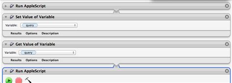 Macos How To Call Automator Variable In Applescript Stack Overflow
