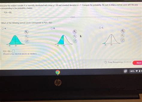 Solved Assume The Random Variable X Is Nomally Distributed