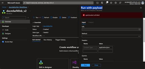 Ajaxextended Call Failed Run With Payload Microsoft Qanda
