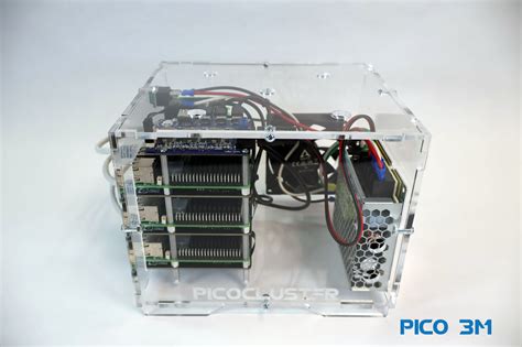 Pico 3m Raspberry Pi5 Cluster 8gb Picocluster Desktop Datacenter