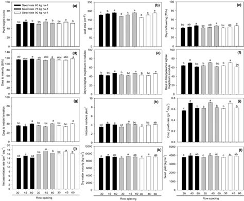Effect Of Different Seed Rates And Row Spacing On Different Soybean