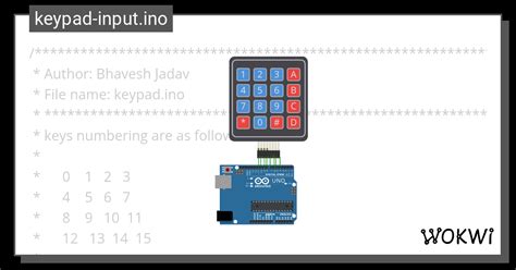 Keypad Input Serial Monitor Complex Wokwi ESP32 STM32 Arduino Simulator