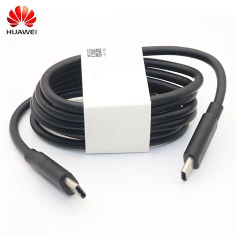 Original Huawei Double Fast Quick Cm Type C Data Sync Round Line Cable For Huawei Google