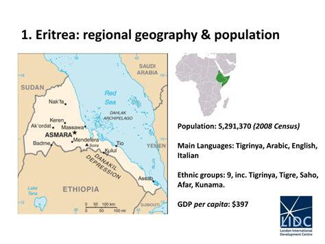 PPT Eritrea Regional Geography Population PowerPoint Presentation ID