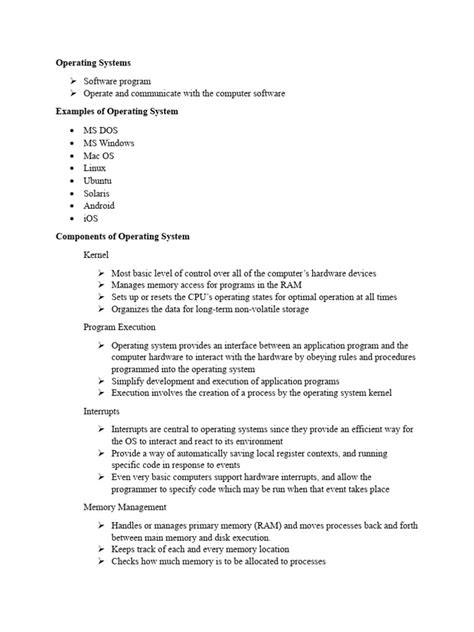 operating systems pdf