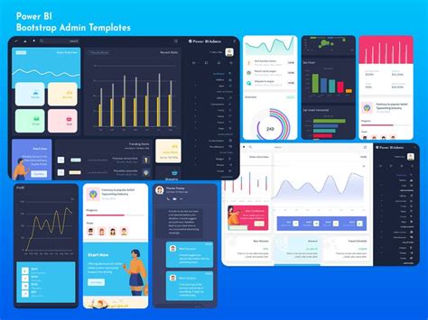 Power Bi Admin Template Ui Framework Dashboard Template Templates