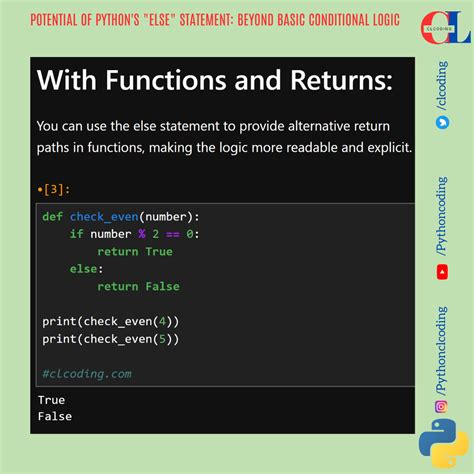 Potential Of Python S Else Statement Beyond Basic Conditional Logic Computer Languages