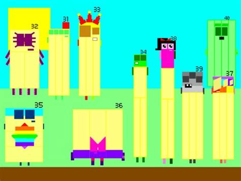 Numberblocks Band Retro 31 40