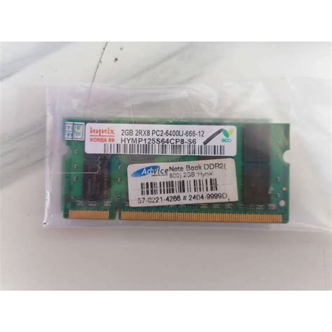 Ram Ddr2 Nb 2g Bus 800 มือ2 ใช้งานปกติ สวยๆ ส่งเร็ว Shopee Thailand