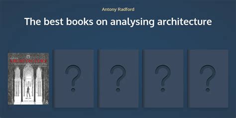 The Best Books On Analysing Architecture