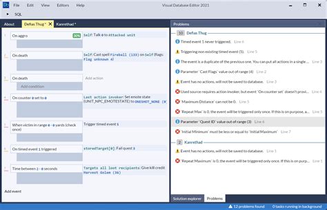 Wow Database Editor 2021 Summary