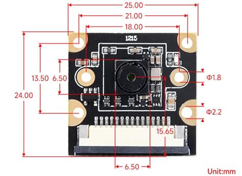 imx219 8mp camera module for raspberry pi 5 mipi csi interface 120