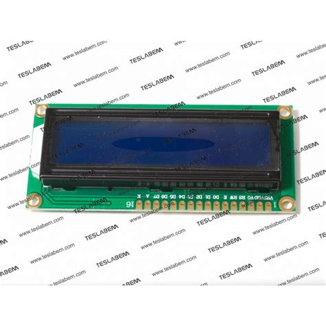 Lcd 16x2 Fondo Azul Caracteres Blancos Tienda De Electrónica Mx