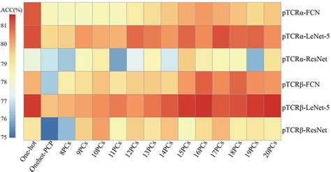 heatmap visualization of five fold cross validation results of base