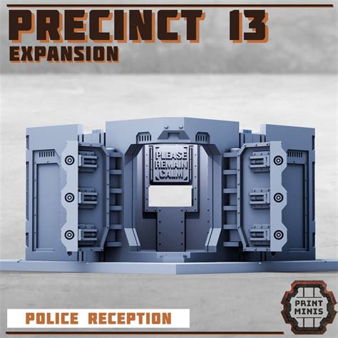 3d Printable Precinct 13 Ultimate Kit Risor District By Print Minis