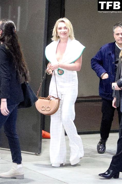 Florence Pugh Arrives For The QA Of Her Film The Wonder Fappening