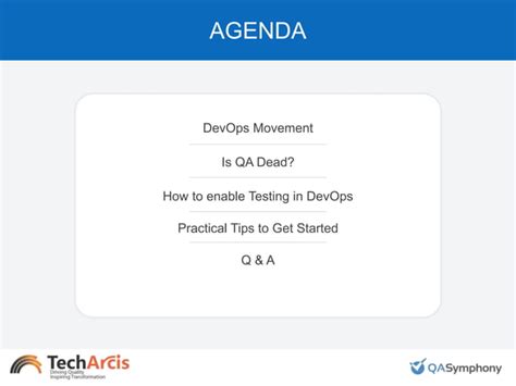Where Testers And Qa Fit In The Story Of Devops Pptx Web Conferencing