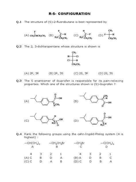 Stereochemistry