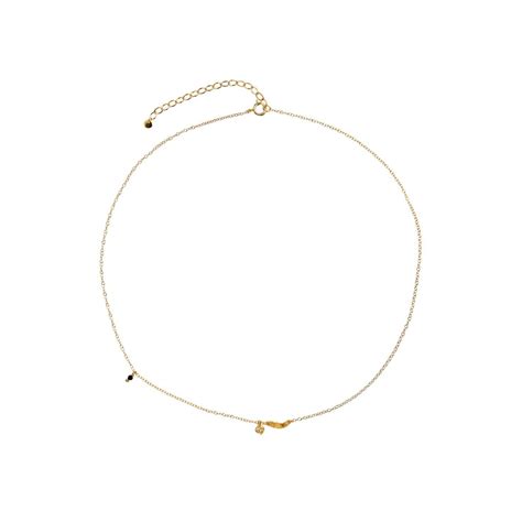 Stine A Flow Splash Necklace With Stones Merci Give