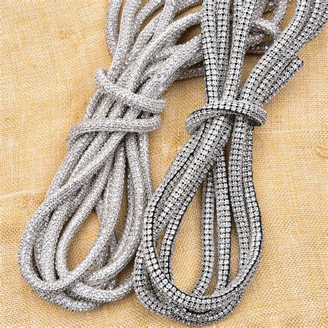 1 야드 라인 석 로프 트리밍 코 튼 메쉬 클로 다이아몬드 벨트 크리스탈 코드 Diy 의류 문자열 신발 가방 수하물 액세서리라인석 Aliexpress