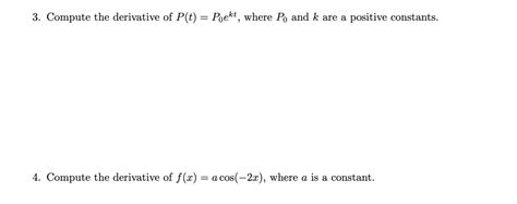 Solved Compute The Derivative Of P T P Ekt Where P And Chegg Com