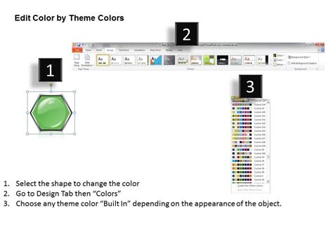 Business PowerPoint Templates Colorful Hexagonal Text Boxes Phase Diagram Ppt Sales Slides