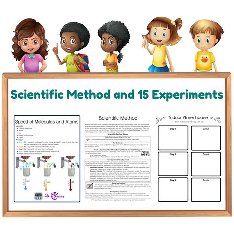 Scientific Method And Fifteen Experiments Elementary Science Etsy Artofit