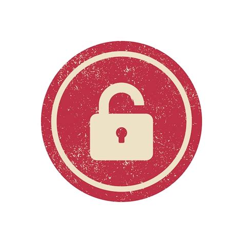 Premium Vector Unlock Interface Icon Vector