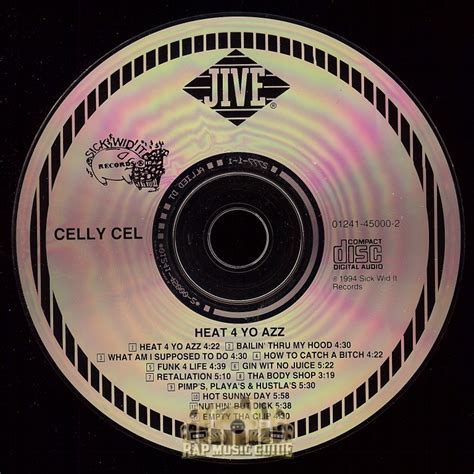 Celly Cel Heat 4 Yo Azz Re Release Cd Rap Music Guide