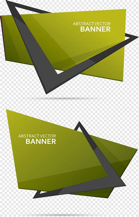 프레임이 있는 추상 배너 Png Pngwing