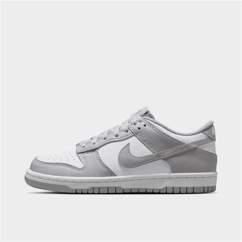 Nike Dunk Gs White Light Smoke Grey White Jd Sports