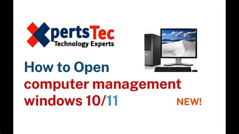 How To Open Computer Management Windows 10 Windows 11 Youtube