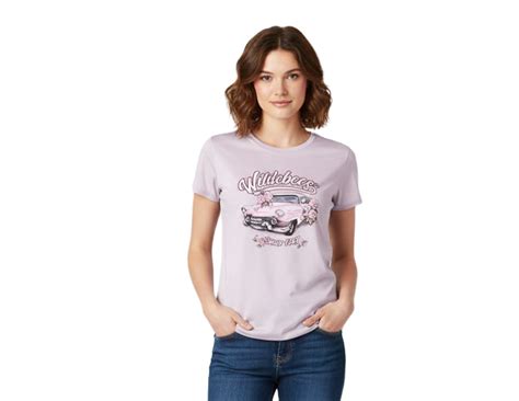 Wildebeeslady Tshirt Fog Wla101 Pink Cadillac Gabys Gear