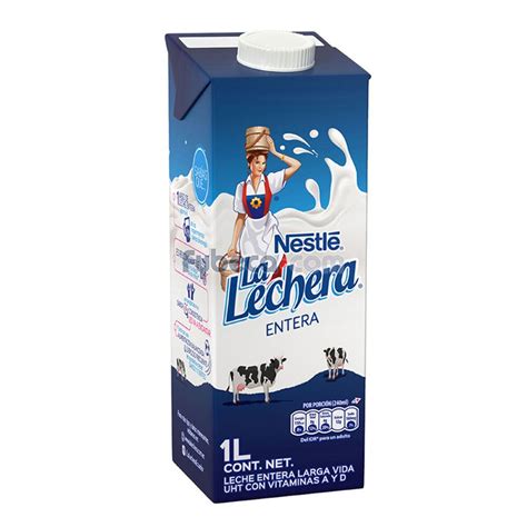 Etiqueta Nutricional De La Leche Entera
