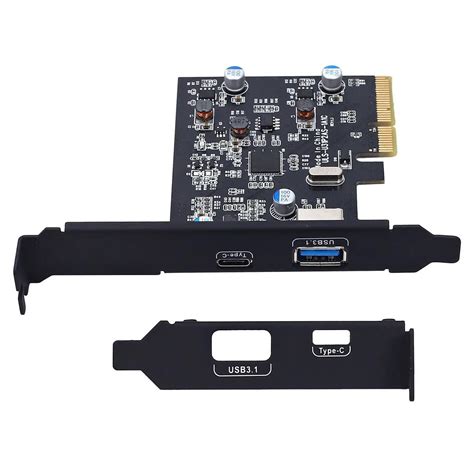 EDFY PCI E PCI Express To USB Gen Gbps Type A Type C Expansion Card Asmedia Chipset