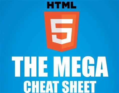 HTML CSS And JavaScript Cheat Sheet Examples