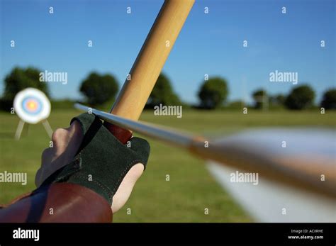 Medieval Archer Bowman Bow And Arrow Archery Long Bow Hi Res Stock