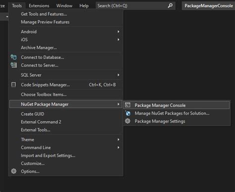 adding nuget packages to your project