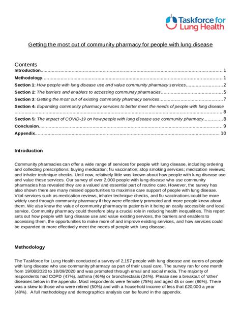 Community Pharmacy Copd Services What Do Doc Template Pdffiller