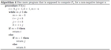 Solved Algorithm 3 Three Programs That Are Supposed To Chegg