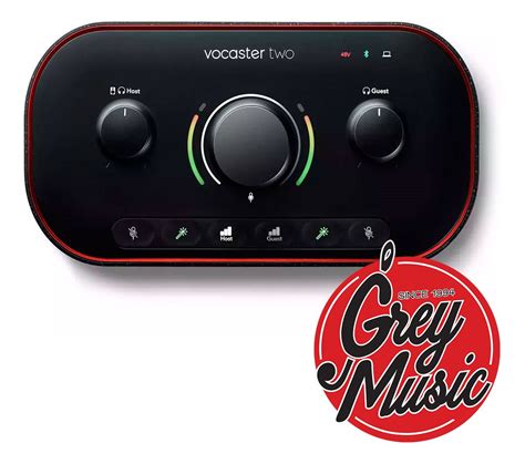 Interface De Audio Vocaster Focusrite Two 2 Canales 48v Bt Negro