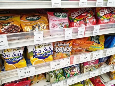 The Candies Are Wrapped In Commercial Plastic Packaging And Labelled By