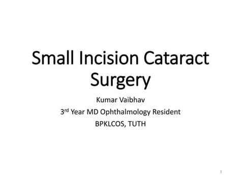 Intracapsular Cataract Extraction Pptx