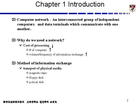 Chapter 1 Introduction Computer Network An Interconnected Group