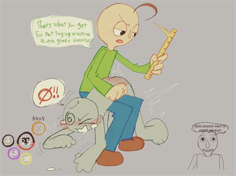 Rule 34 Ambiguous Gender Baldi Baldis Basics In Education And Learning Begging To Stop Bent